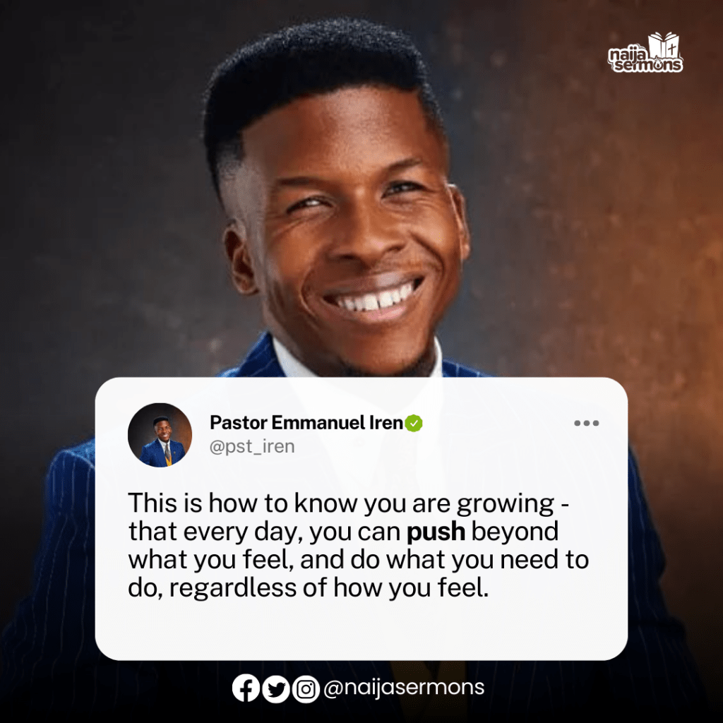 QUOTE OF THE DAY BY PASTOR EMMANUEL IREN » Naijasermons