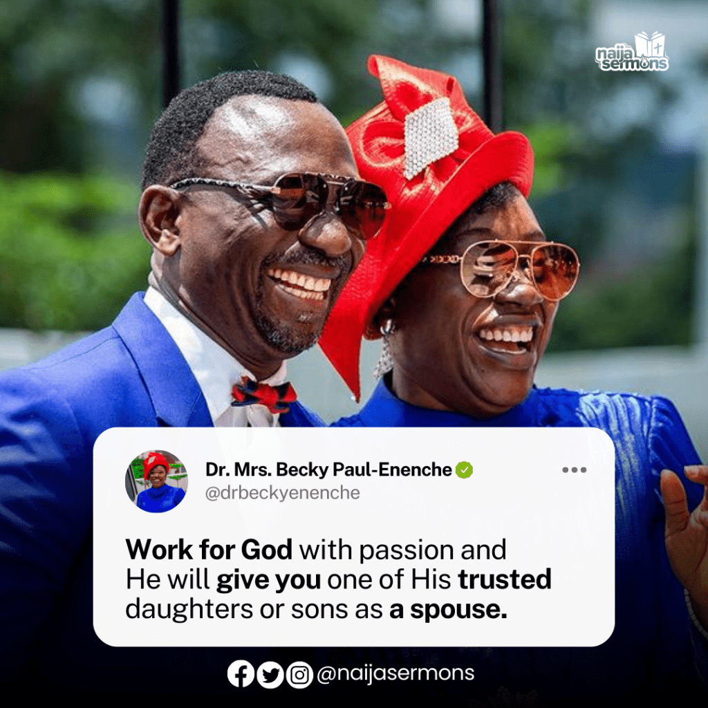 QUOTE OF THE DAY BY DR. MRS. BECKY PAUL-ENENCHE » Naijasermons