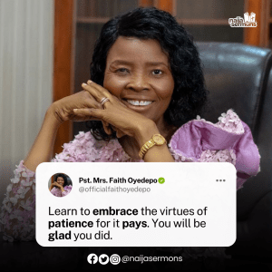 QUOTE OF THE DAY BY PST. MRS, FAITH OYEDEPO » Naijasermons